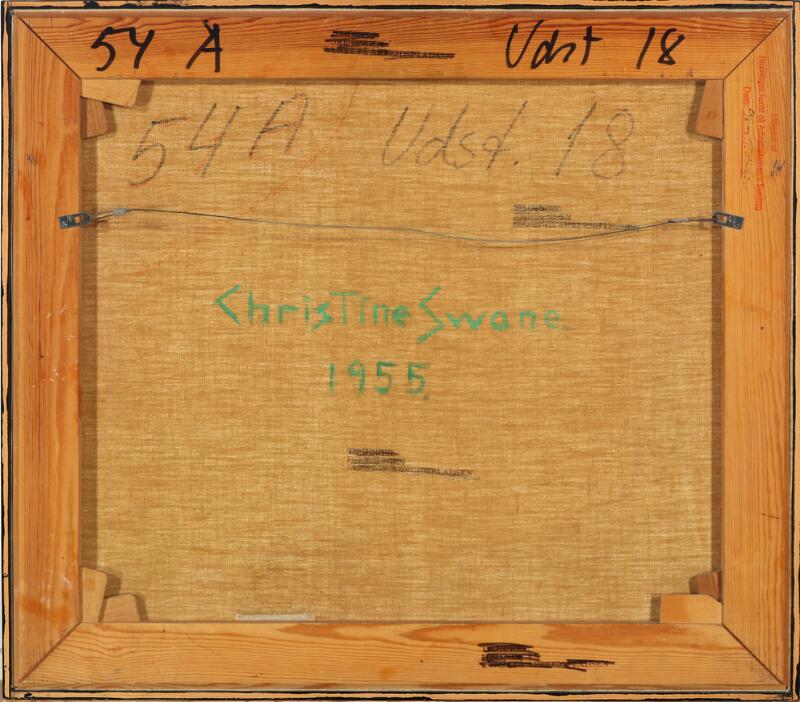 Christine Swane: Still life. Signed CSw and on the reverse Christine ...