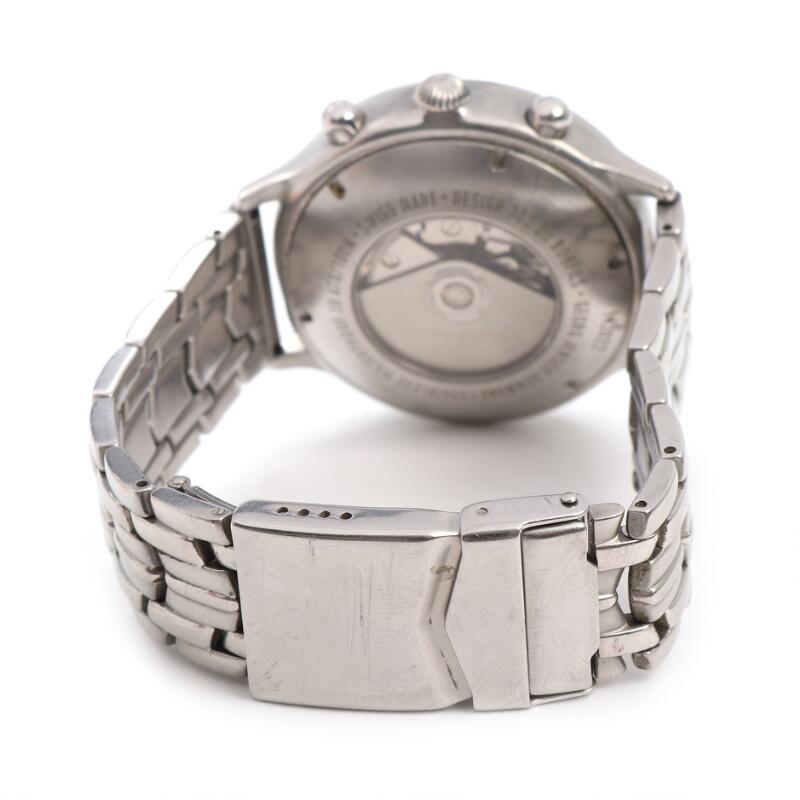 Bo Bonfils for Georg Jensen: A gentleman's wristwatch of steel. Model ...