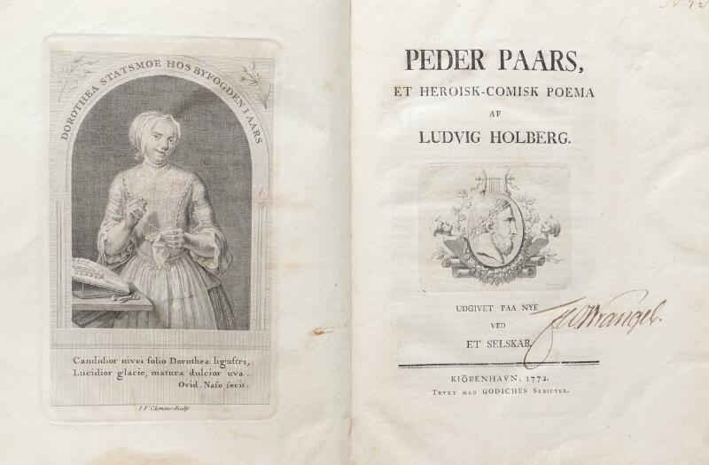 Ludvig Holberg: Peder Paars, et heroisk-comisk Poema. Cph 1772 ...