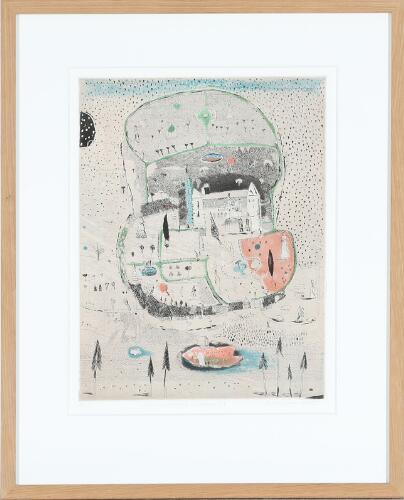 SOLD. Friedrich Richard Falko Behrendt: Two compositioner. Both signed ...