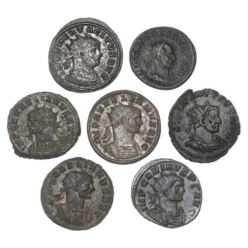 Roman Empire, coll. of Antoninianii from Aurelian, Severina, Tacitus ...