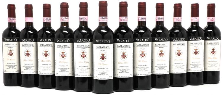 SOLD. 12 bts. Barbaresco "La Gemma", Varaldo 2001 A (hf/in). – Bruun ...