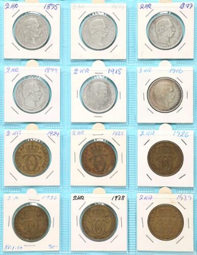SOLD. Denmark, collection decimal coins in five albums incl. 1 øre 1892 ...