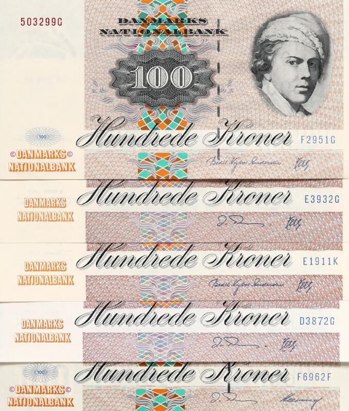 50 kr 1979 A6, 1984 C3, 1989 C5, 1990 C6; 100 kr 1978 A9, 1982 C2, 1986 ...