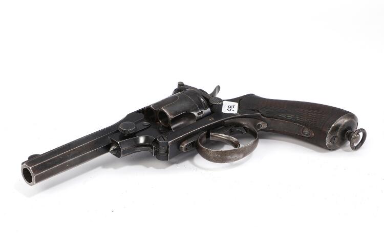 A Webley-Pryse revolver M/1876 no. 4 number 81611 in calibre 455 CF and ...