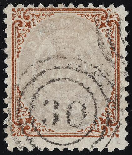 1870. 48 sk. brown/purple, pos. 80 with INVERTED FRAME. Nice looking ...