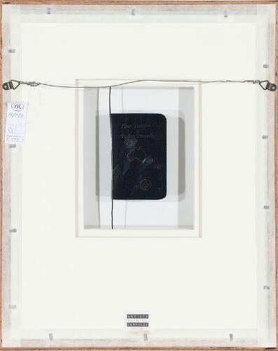 Pro Hart: Flowers. Signed Pro Hart. Oil on bible cover. 12 x 8 cm ...