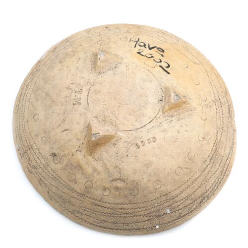 Henrik Have: A circular ceramic dish, decorated with polychrome glaze ...