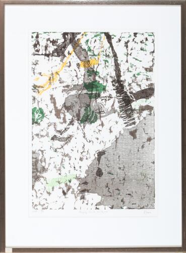 Henrik Have: "Rubjerg", 2011. Both signed Have 1/1. Two monotypes in ...