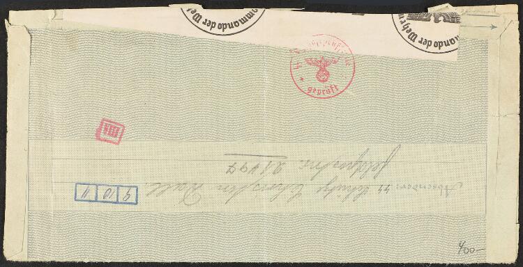 1942. Field Post cover from danish SS-volunteer in regiment NORDLAND (F ...