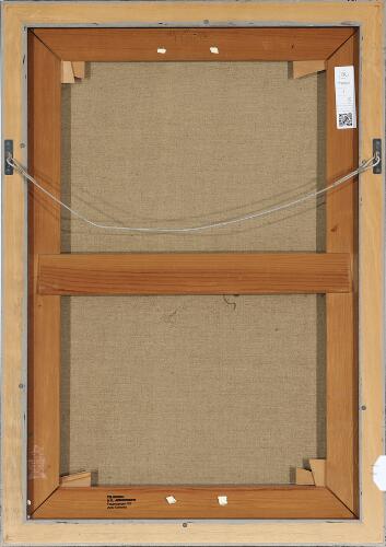 Bjørn T. Hansen: Untitled. Signed BTH-70. Oil on canvas. 73 x 50 cm ...