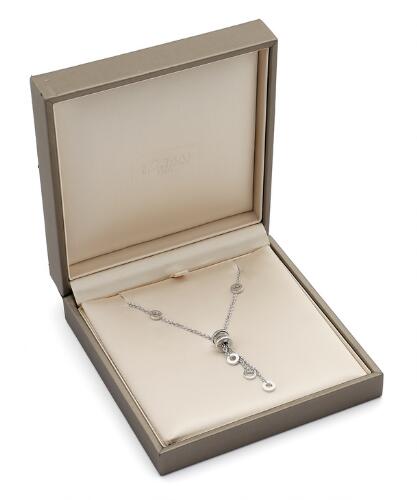 Bulgari: A "B.Zero1" necklace of 18k white gold. Weight app. 15.5 g. L ...