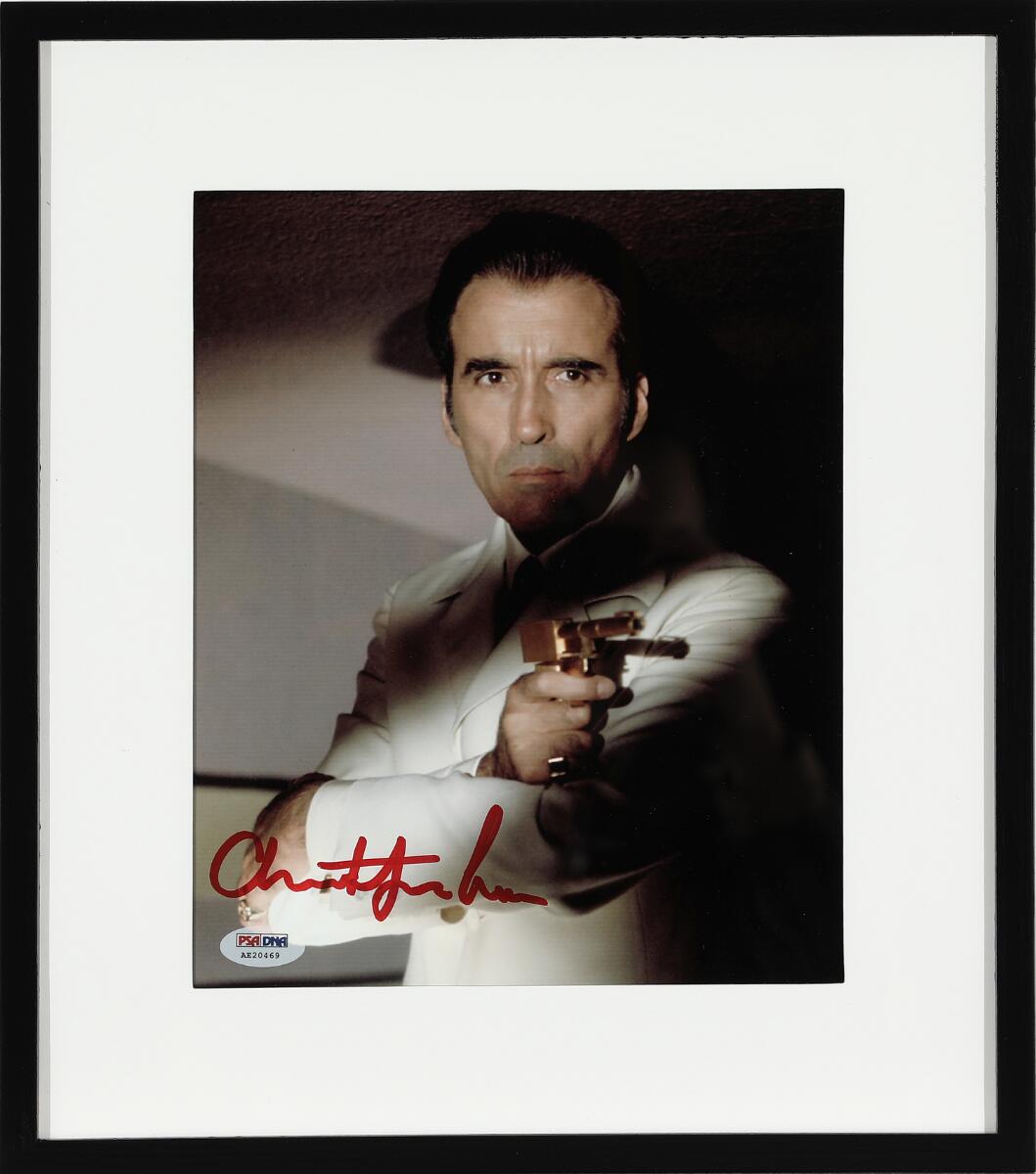'The Man With the Golden Gun'. Signed colour still still photograph of ...