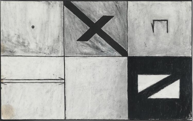 Jørgen Michaelsen: Untitled, 1985. Unsigned. Inscribed on the reverse ...